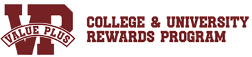 Value Plus : College & University Rewards Program